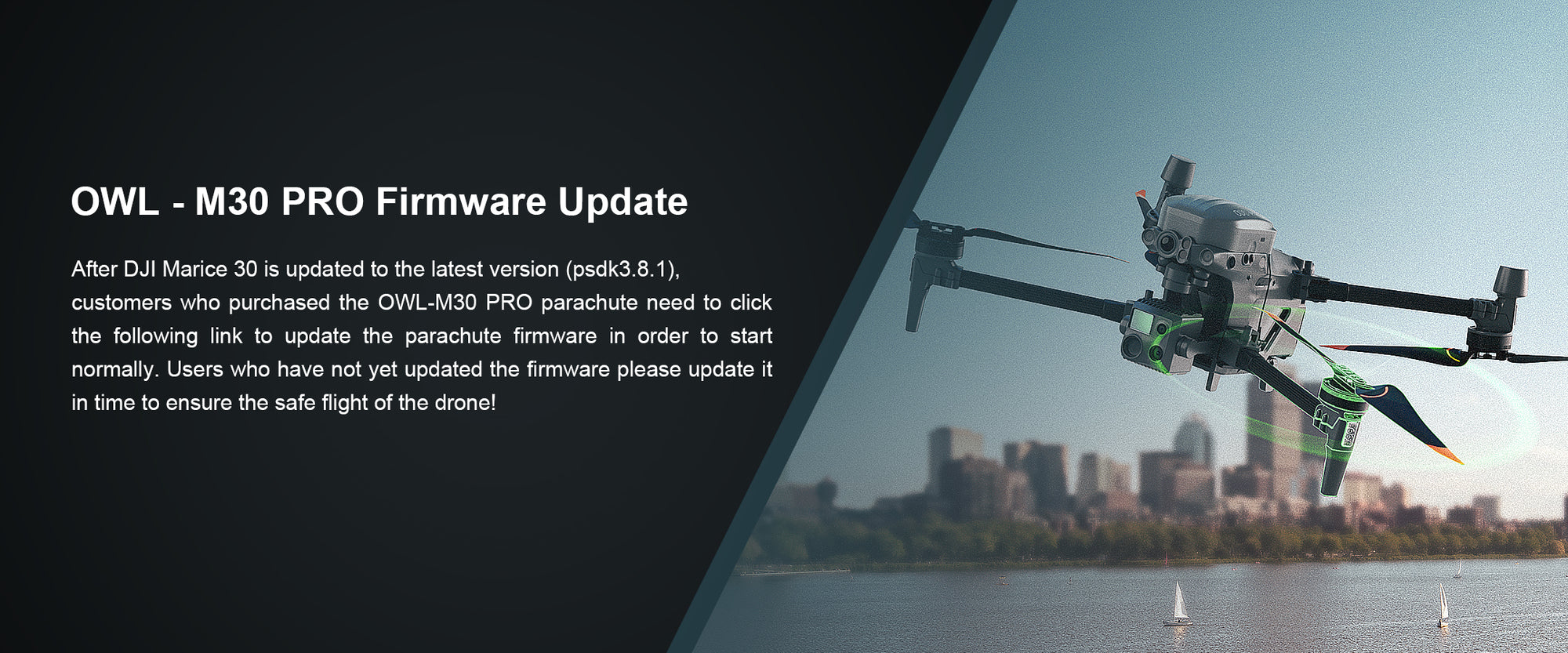 Drone Parachute manufacturer Co-design with DJI